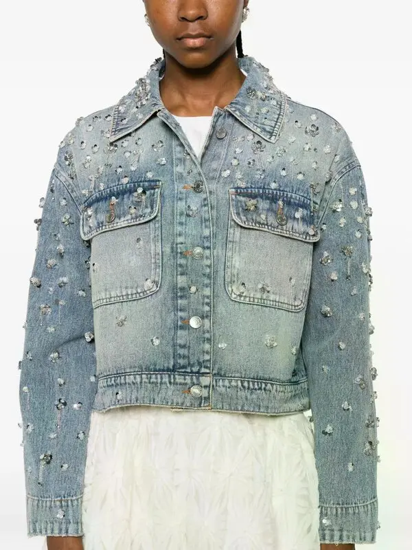 Simkhai Embellished Chest-pocket Jacket