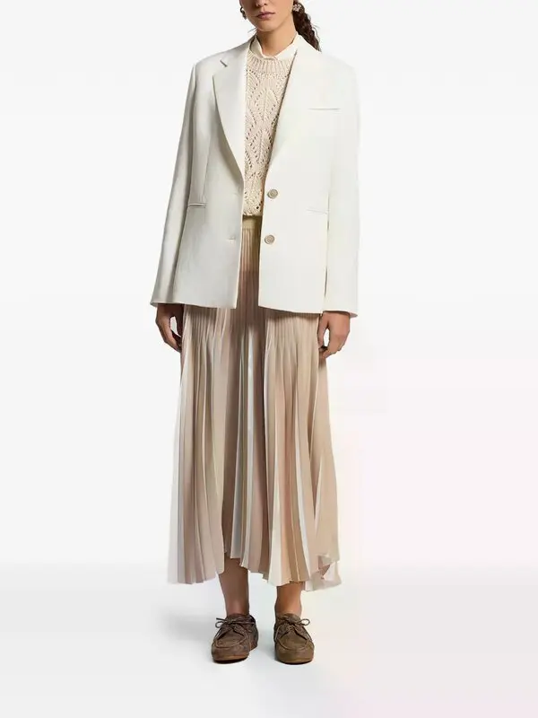 Peserico Single-breasted Blazer - Neutrals