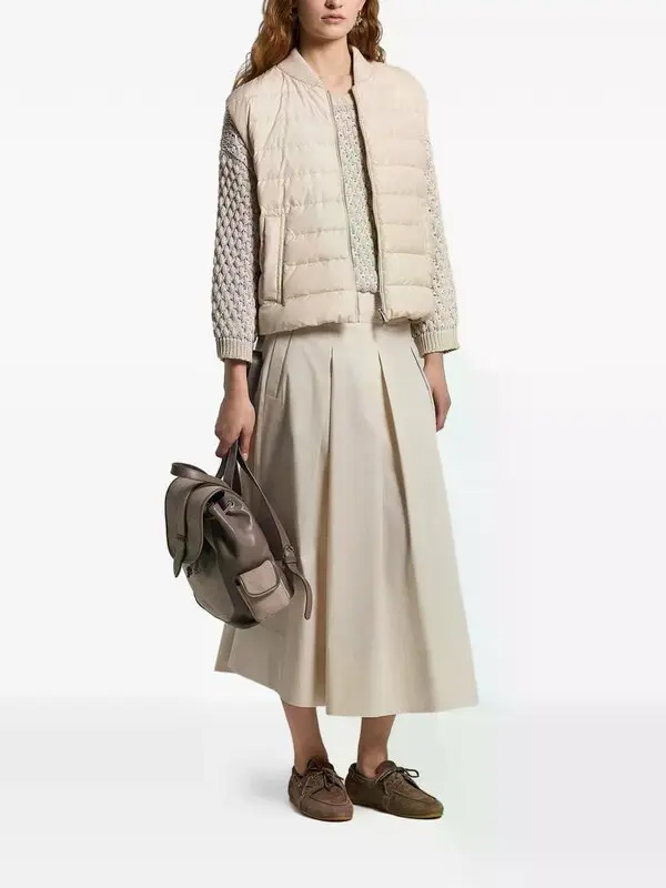 Peserico Quilted Gilet - Neutrals