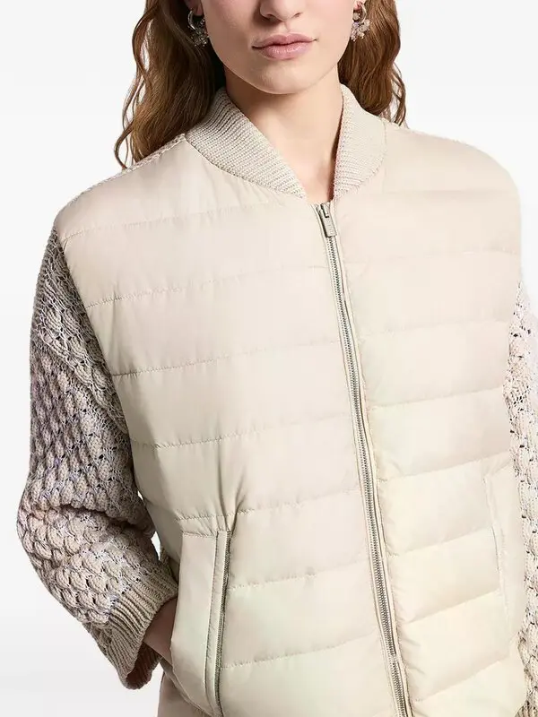 Peserico Quilted Gilet - Neutrals