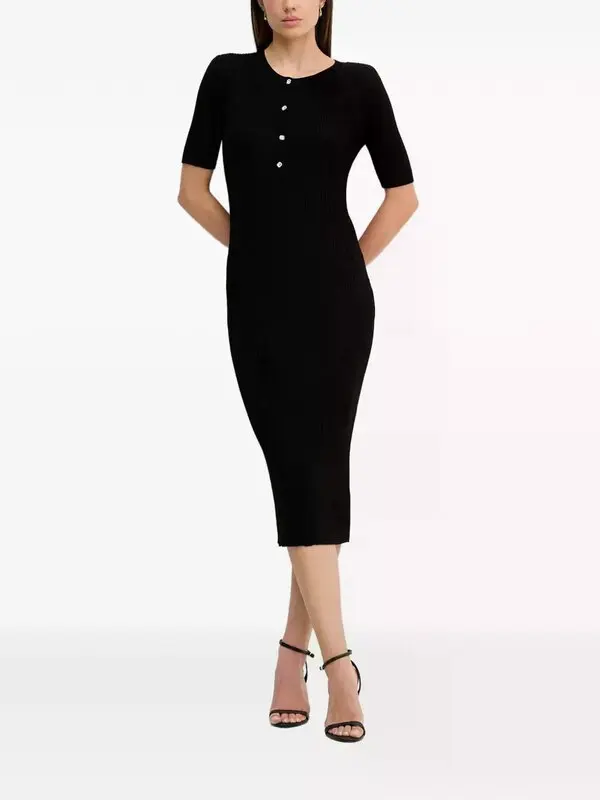 Dkny Button Rib Dress