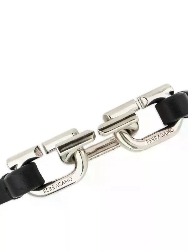 FERRAGAMO Bicolor Gancini Bracelet