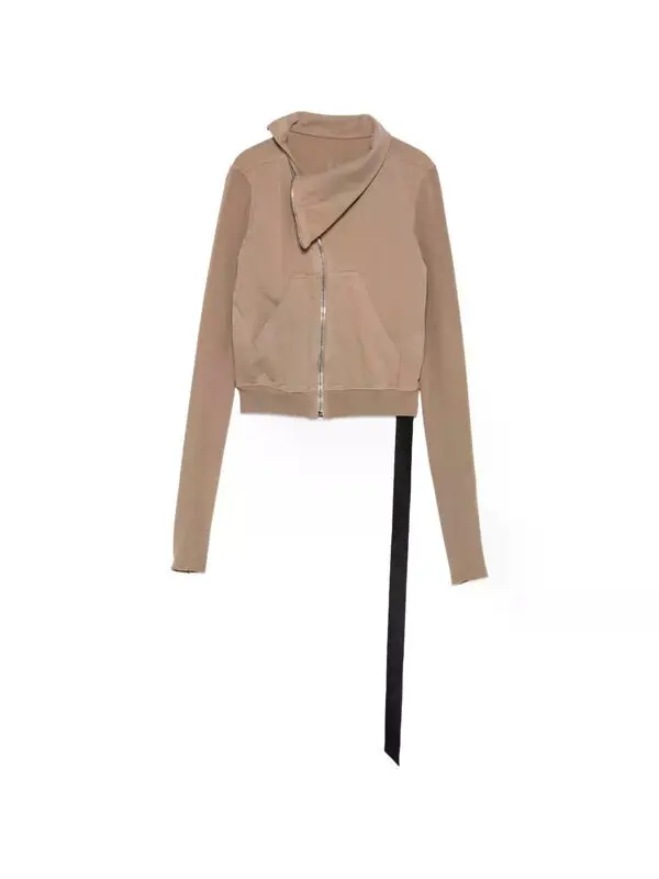 Rick Owens Micro Mountain Zip Hoodie - Brown