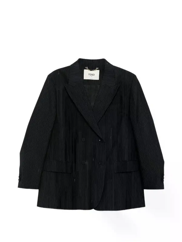 Fendi Pinstripe Double-breasted Blazer