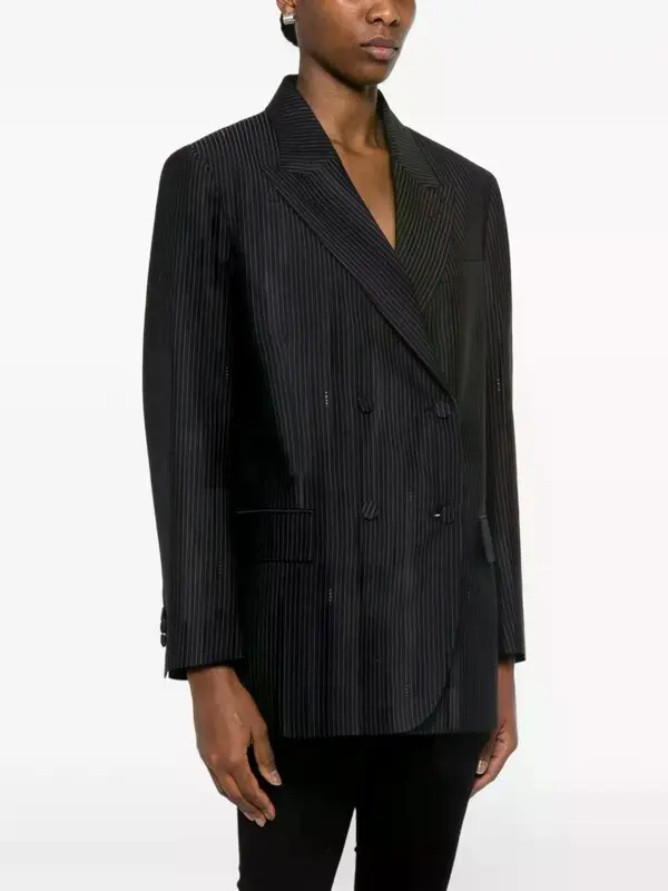 Fendi Pinstripe Double-breasted Blazer