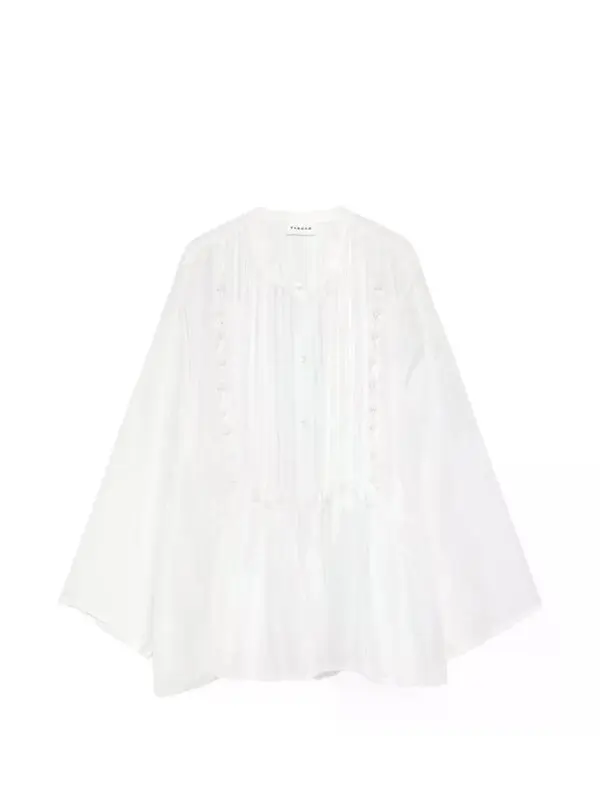 P.a.r.o.s.h Beaded Pleated Blouse