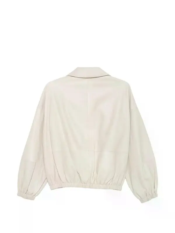 MANZONI 24 Button-fastening Leather Jacket