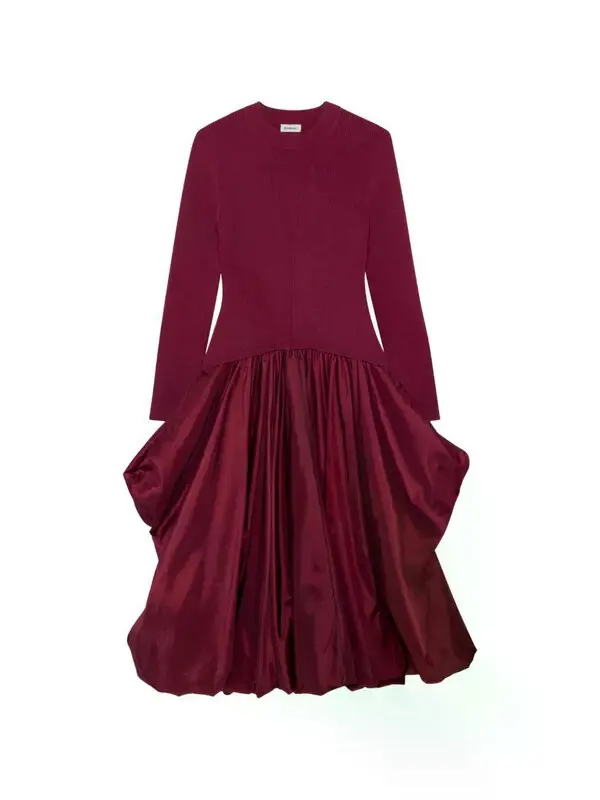 Simkhai Kenlie Panelled Dress - Red