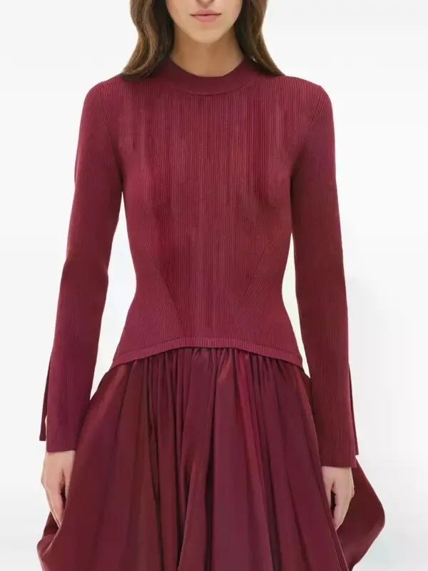 Simkhai Kenlie Panelled Dress - Red