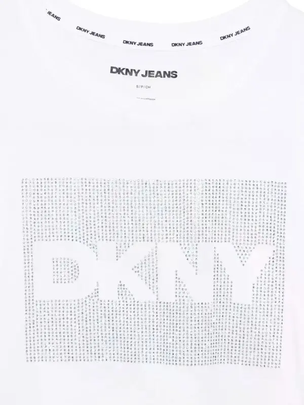 Dkny Rhinestone-detail T-shirt