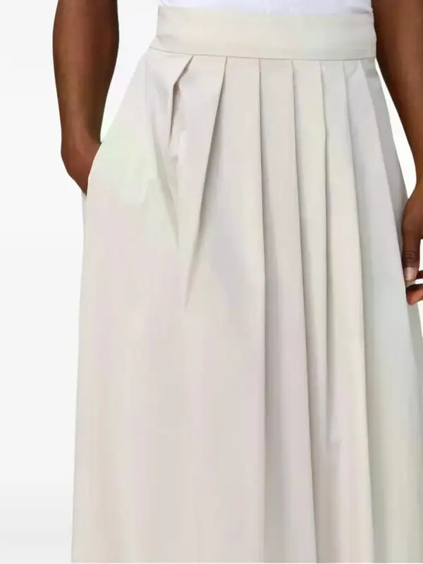 PT TORINO Pleated Midi Skirt