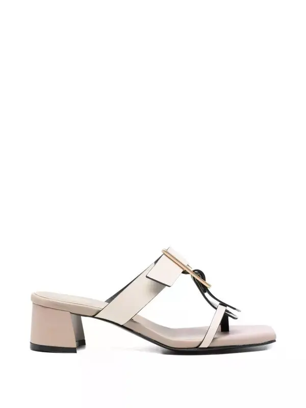 DONNARÌ Leather Open Toe Sandals