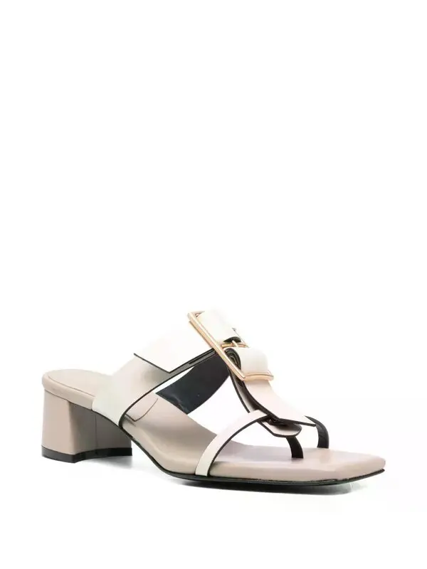 DONNARÌ Leather Open Toe Sandals