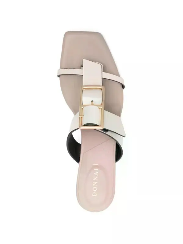 DONNARÌ Leather Open Toe Sandals