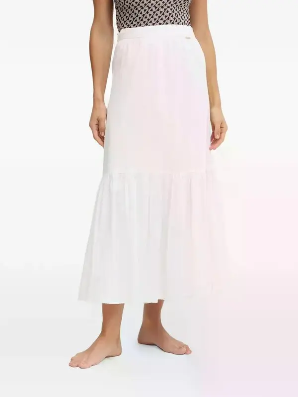 Melissa Odabash Monroe Tie-fastening Midi Skirt - White