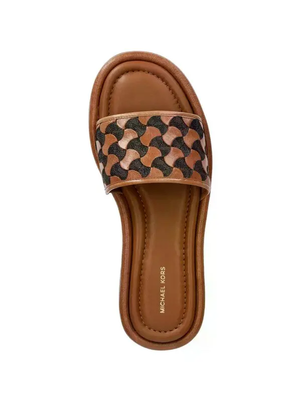 Michael Kors Dana Patterned Flat Sandals