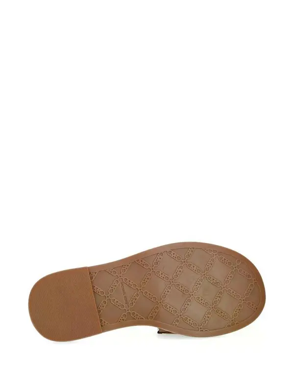Michael Kors Dana Patterned Flat Sandals