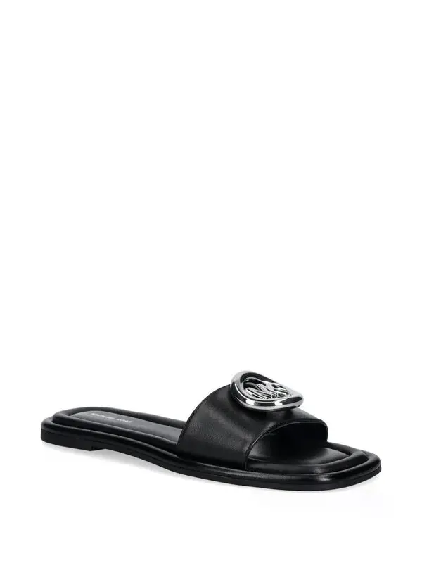 Michael Kors Milan Logo-plaque Flat Sandals