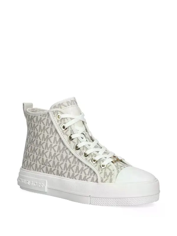 Michael Kors Evy Monogram High-top Sneakers