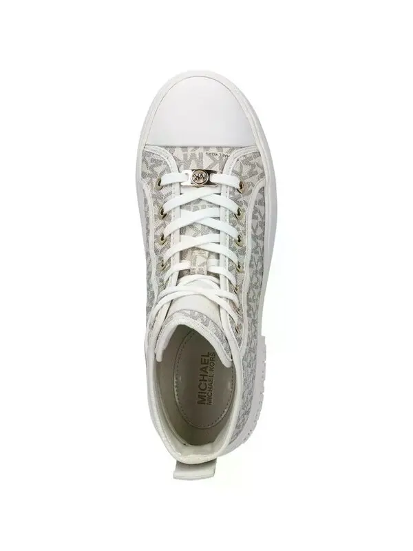 Michael Kors Evy Monogram High-top Sneakers