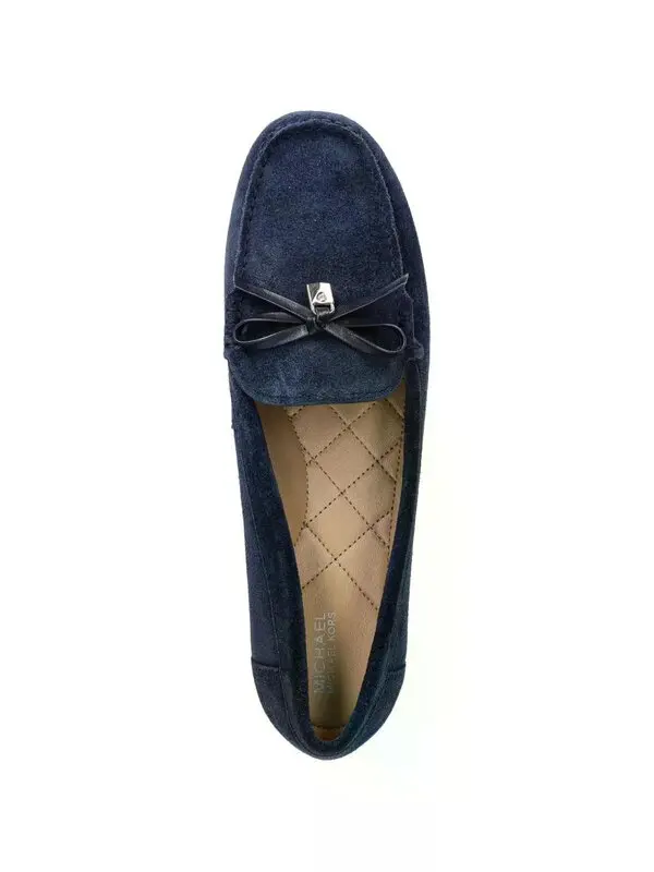 Michael Kors Juliette Bow-detail Loafers - Blue