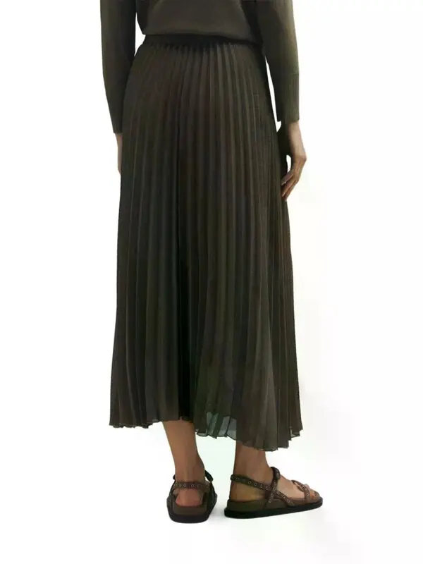 Marella Plissé Pleated Midi Skirt