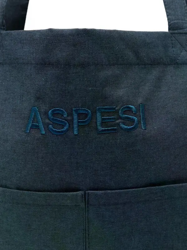 Aspesi Embroidered Tote Bag