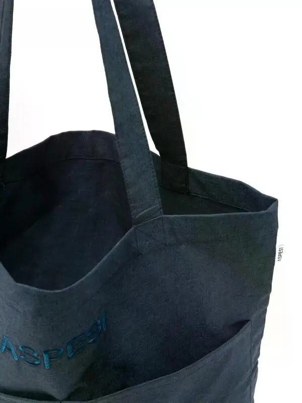 Aspesi Embroidered Tote Bag