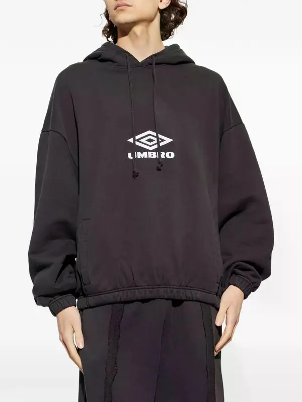 UMBRO Logo-embroidered Hoodie