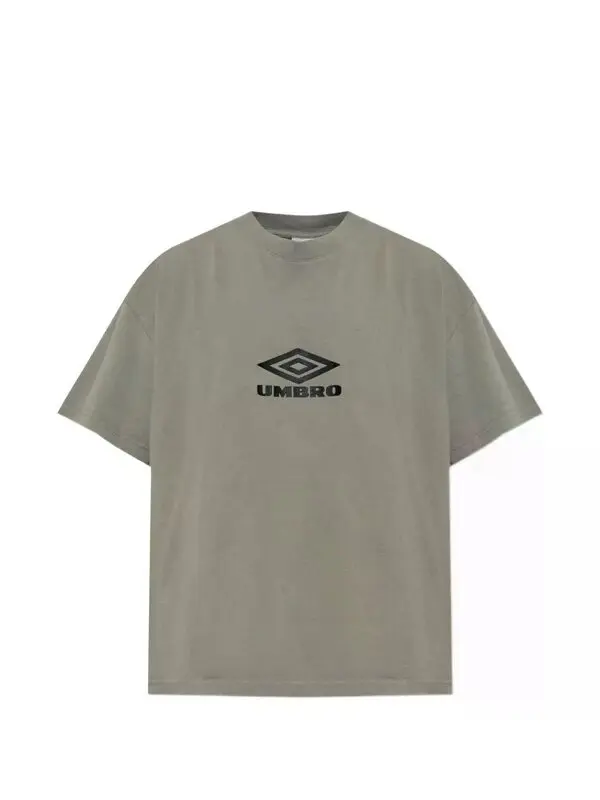 UMBRO Logo-embroidery T-shirt - Grey