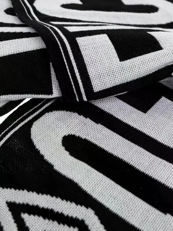 UMBRO Logo-print Fringed-hem Scarf