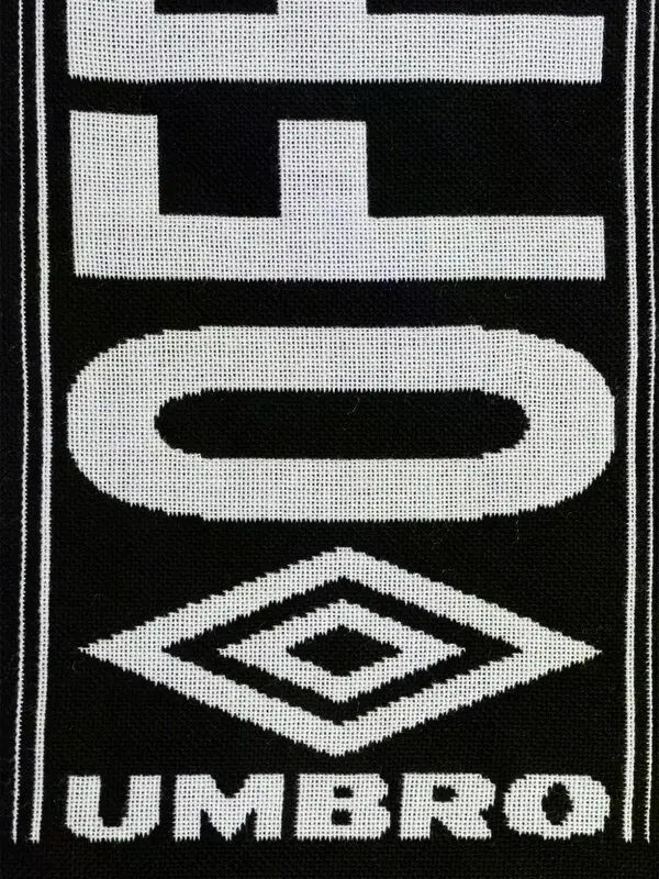 UMBRO Logo-print Fringed-hem Scarf
