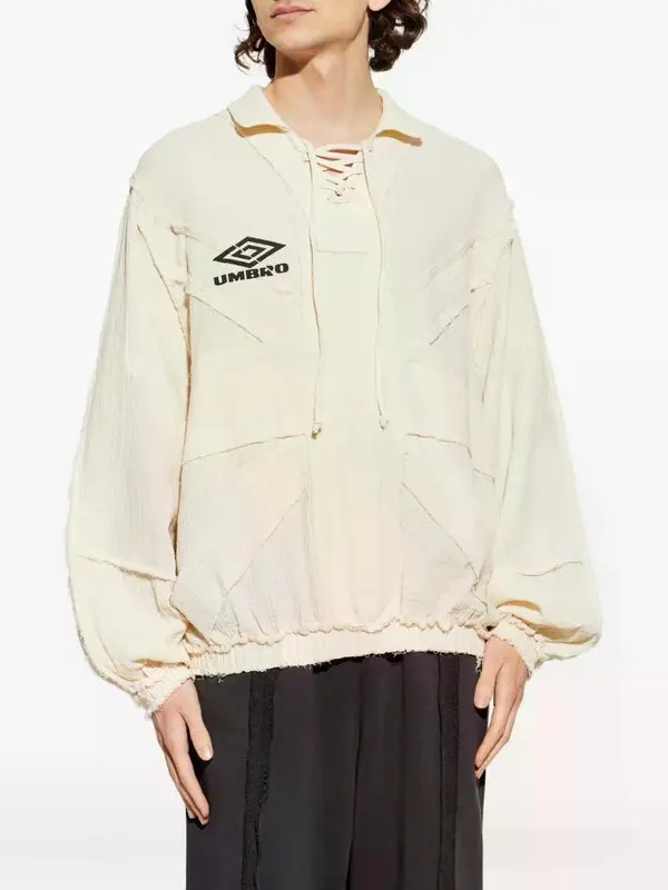 UMBRO Lace-up Long-sleeved Sweatshirt