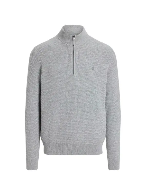 Rlx Ralph Lauren Zip Mock Neck Sweater