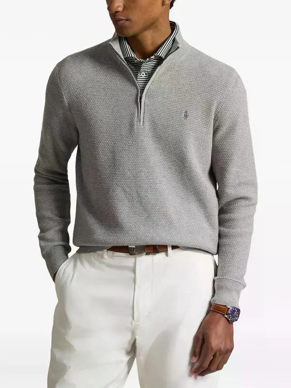 Rlx Ralph Lauren Zip Mock Neck Sweater