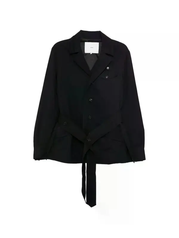 SETCHU Belted Jacket - Blue