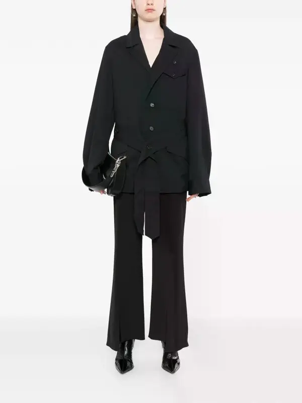 SETCHU Belted Jacket - Blue
