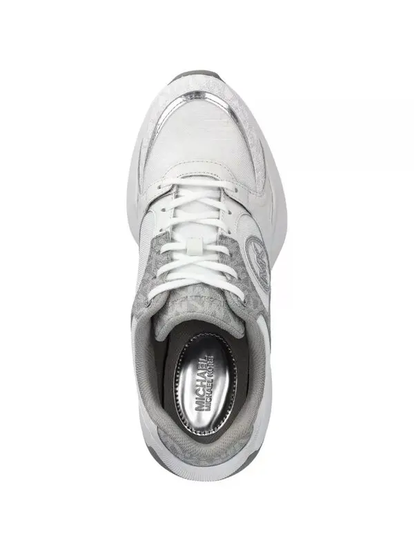 Michael Kors Zuma Logo-pattern Sneakers - White