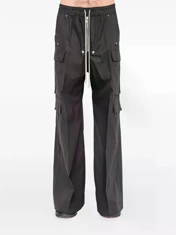Rick Owens Drawstring-fastening Cargo Pants - Black