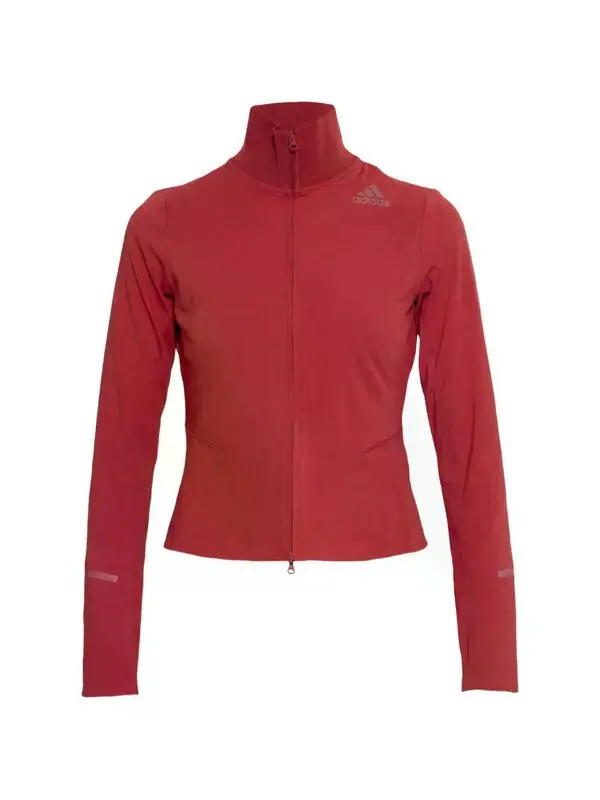 Adidas X Entire Studios Logo Detail Zip Jacket - Red