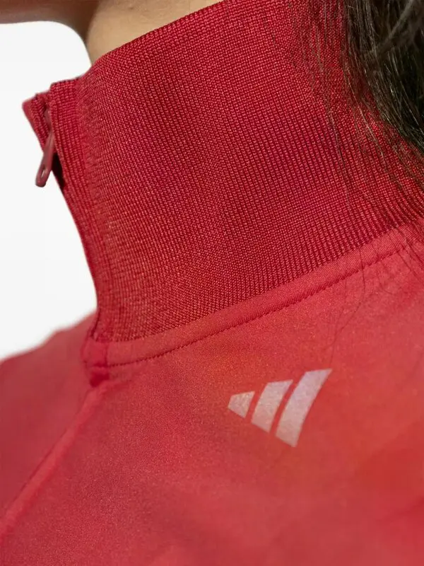 Adidas X Entire Studios Logo Detail Zip Jacket - Red