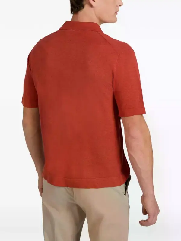 SLOWEAR Zanone Buttoned-up Short-sleeve Cotton Shirt