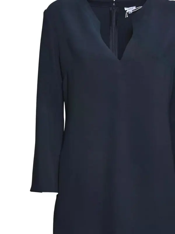 Aspesi V-neck Mini Dress - Blue
