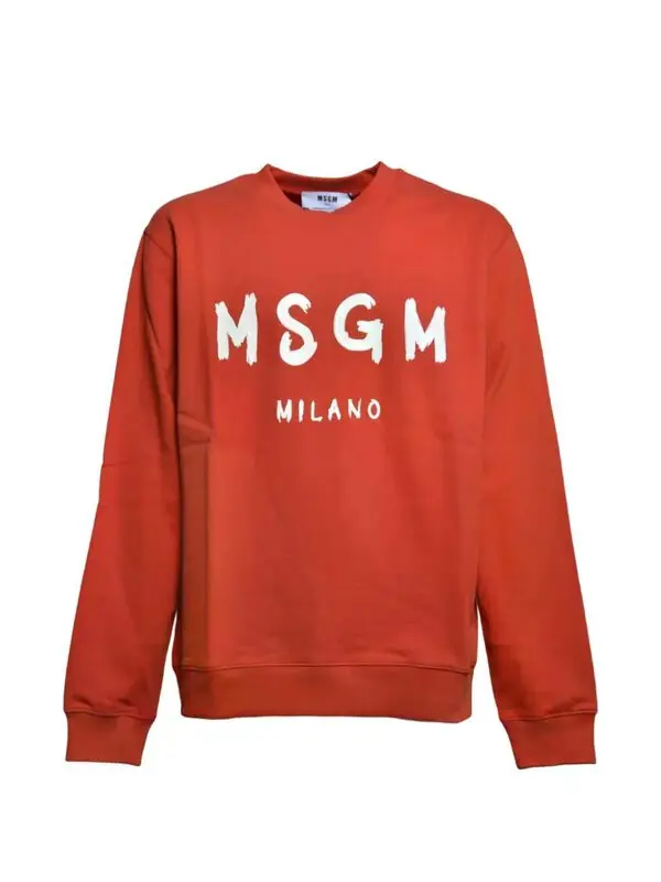 MSGM Crew-neck Sweatshirt - Red
