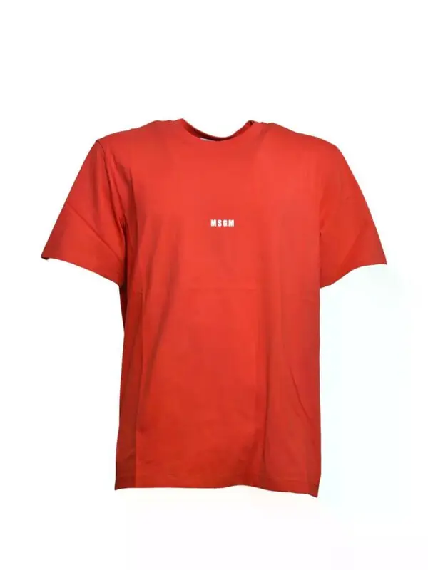MSGM Logo T-shirt - Red