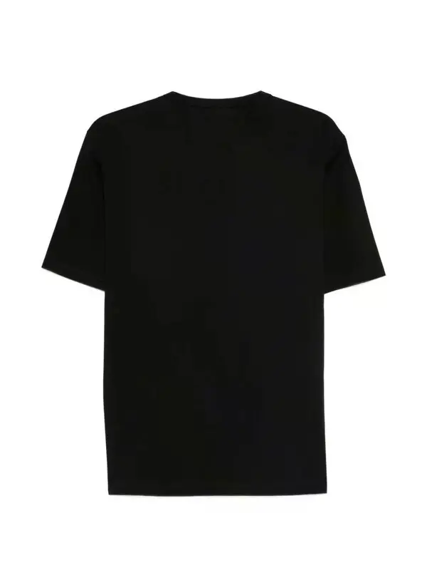 C.P. COMPANY Metropolis Series Mercerized Jersey Short Sleeves Badge T-shirt - Black