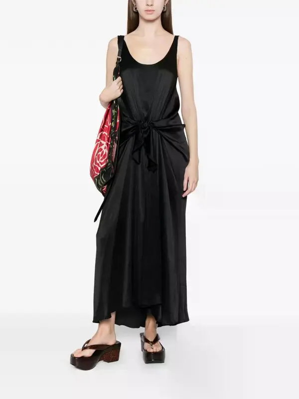 JW Anderson Knot Maxi Dress - Black