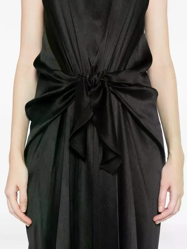 JW Anderson Knot Maxi Dress - Black