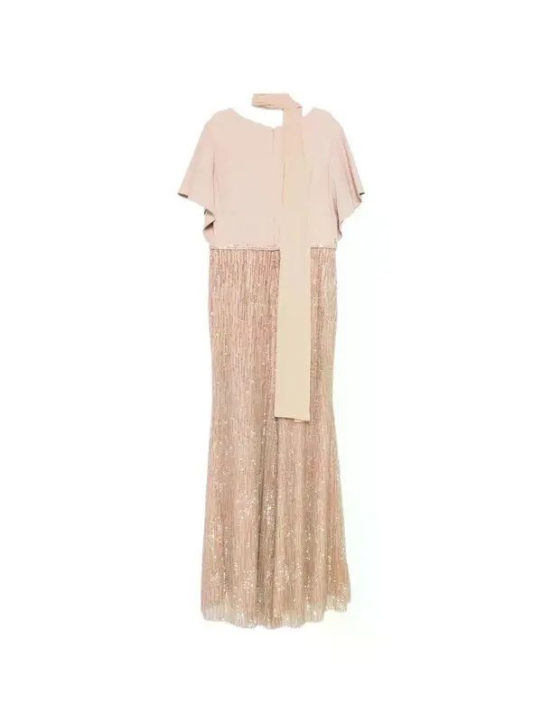 THE COUTURE CLUB Sequinned Scarf Maxi Dress
