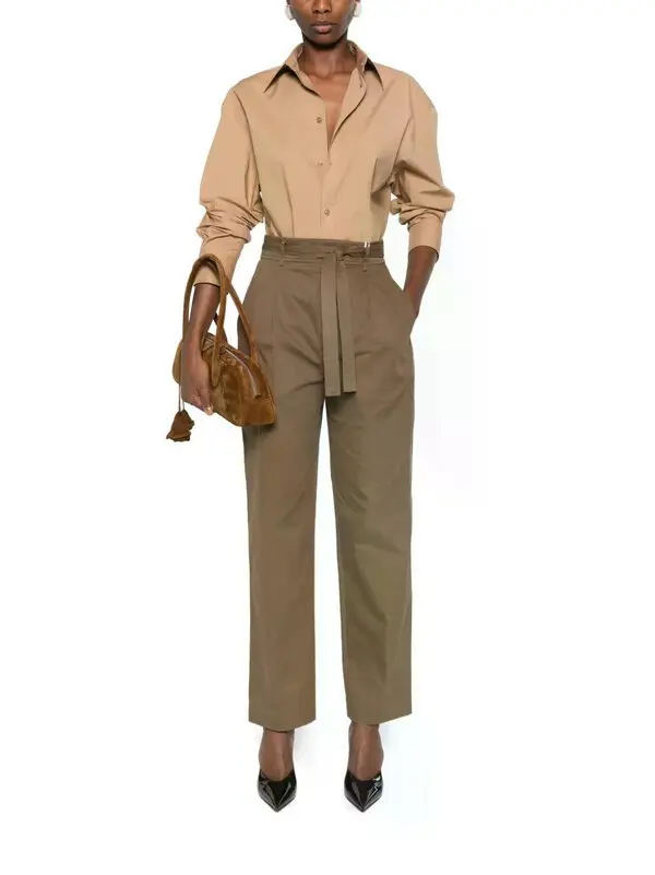 Saint Laurent Buttoned Shirt - Brown